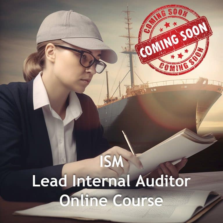 ISM Lead Internal Auditor - Online Course - Virtual Maritime Academy